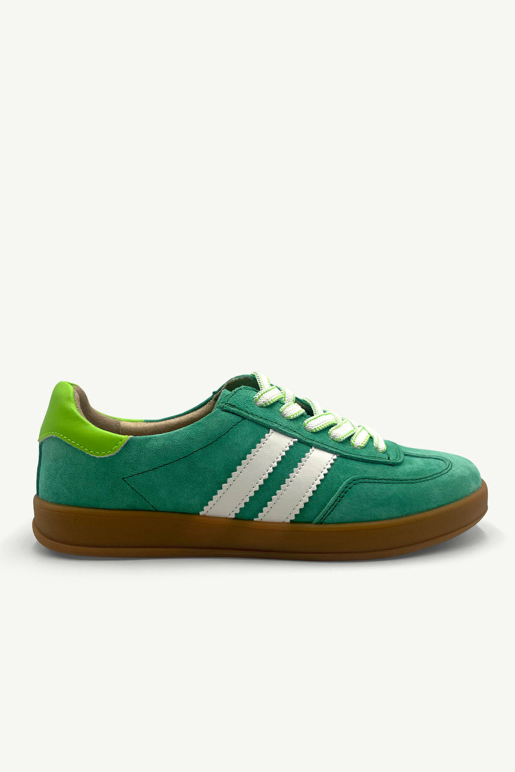 Shiloh Green + White – Julz Shoes